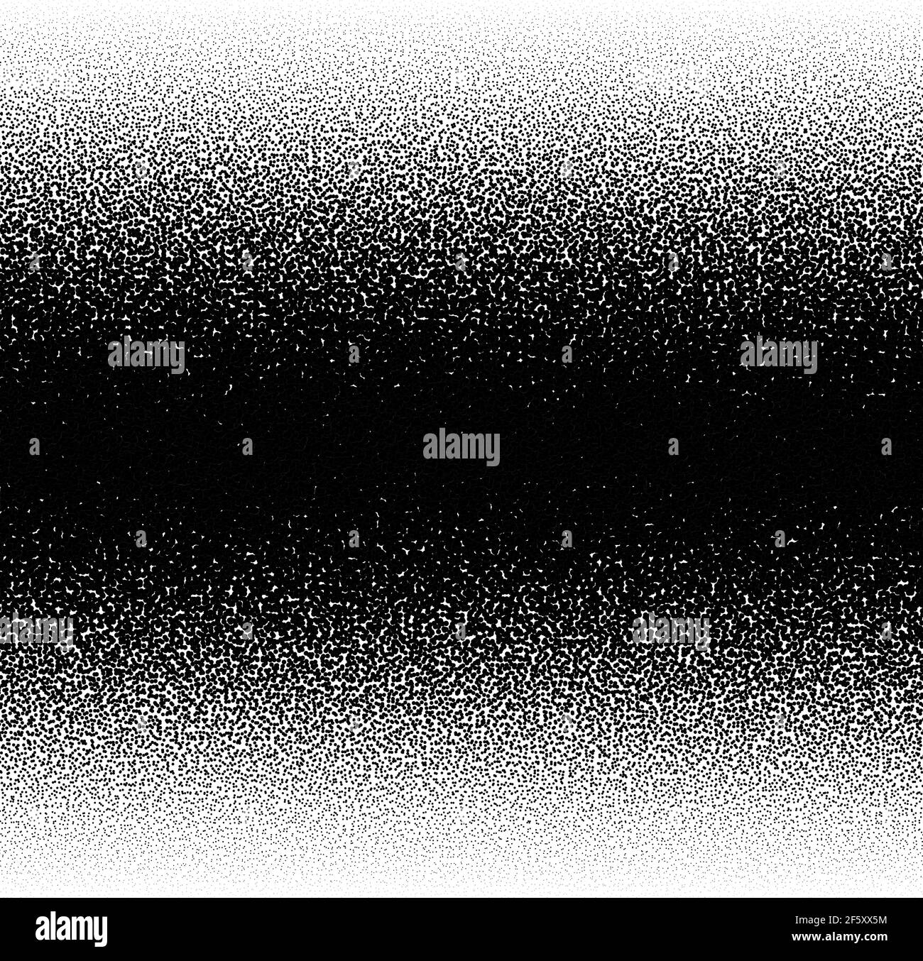 Linear pointillist halftone, screentone random dots, circles pattern ...