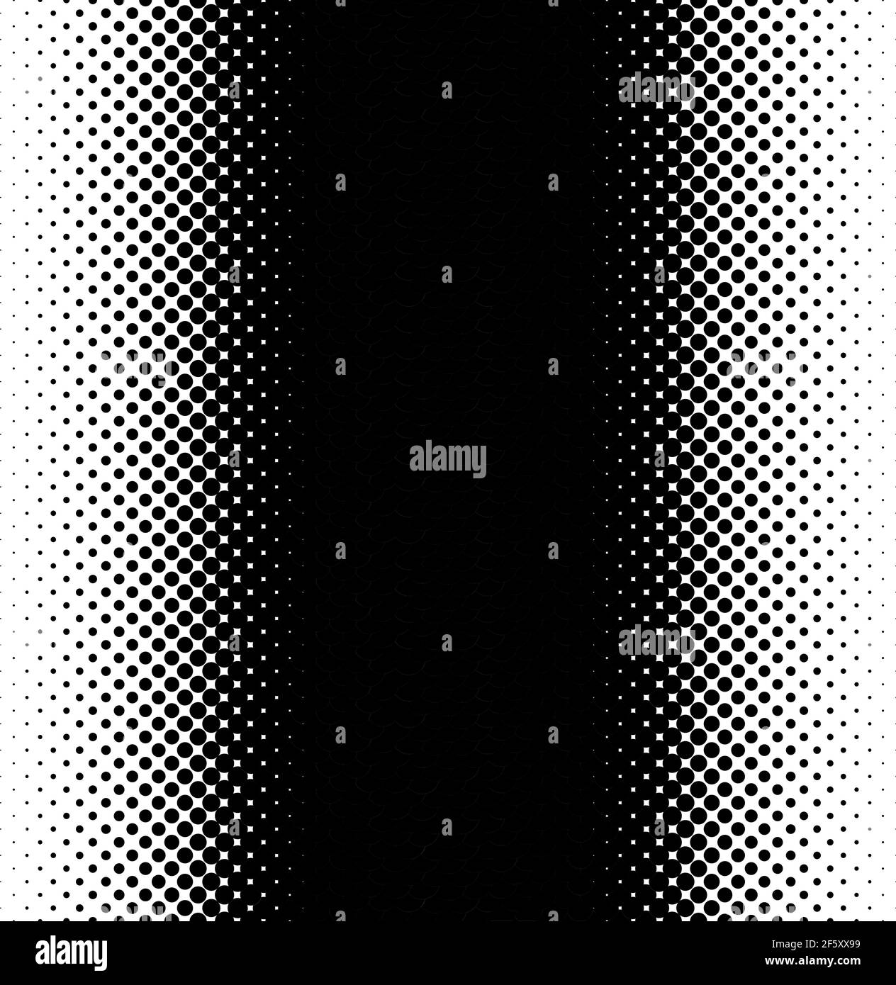 Linear halftone, screentone dots, circles, pattern — Stock vector ...