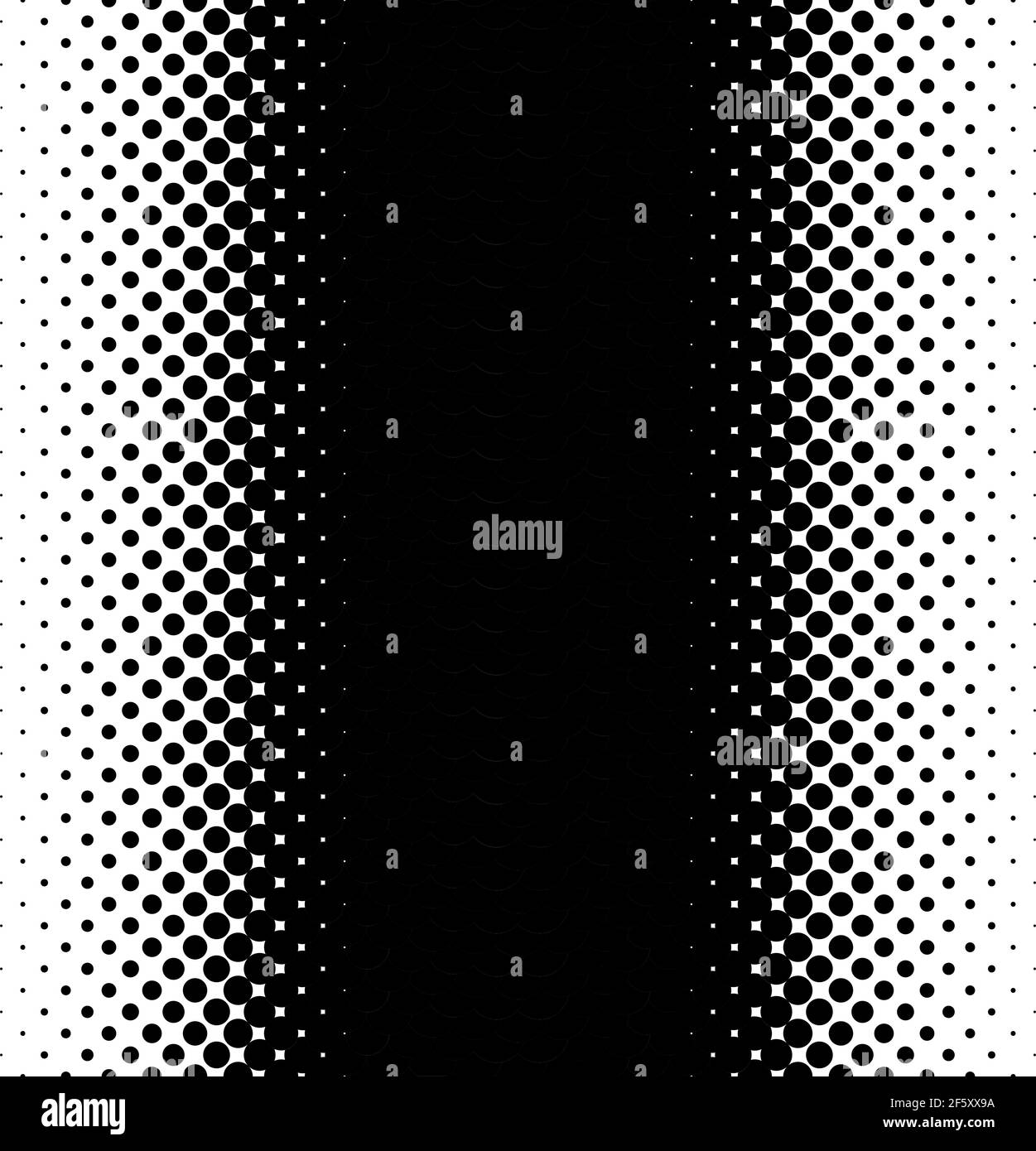 Linear halftone, screentone dots, circles, pattern — Stock vector ...