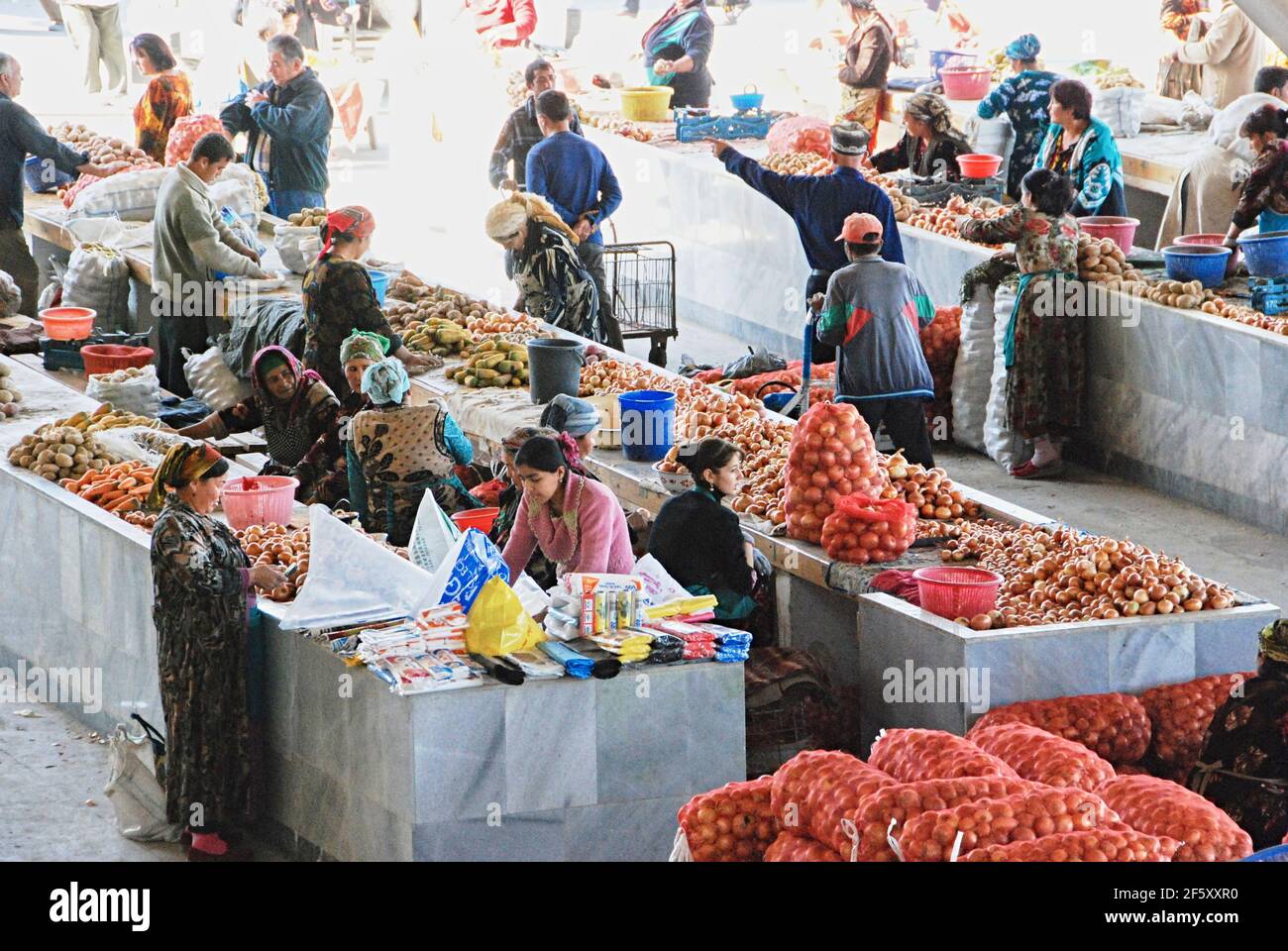 Central Market Hall in Samarkand Uzbekistan Central Asia Stock Photo ...