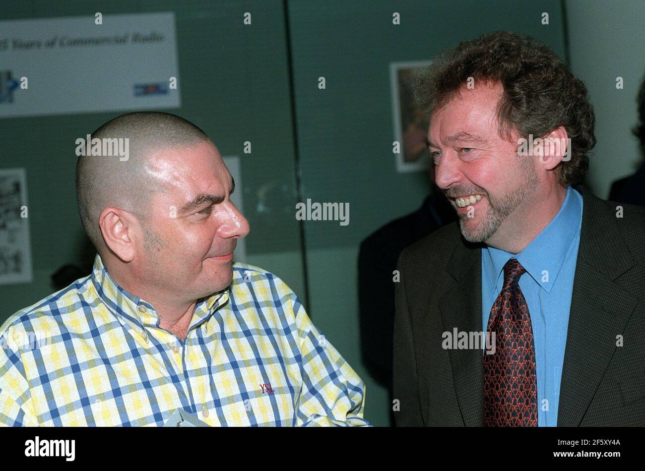 Eric Hall Football Agent October 98With tv presenter Jeremy Beadle LBC ...