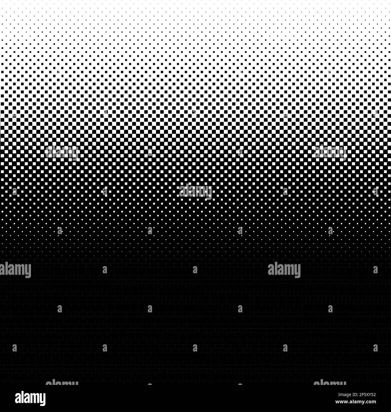 Linear square halftone, screentone element. Squares geometric pattern ...