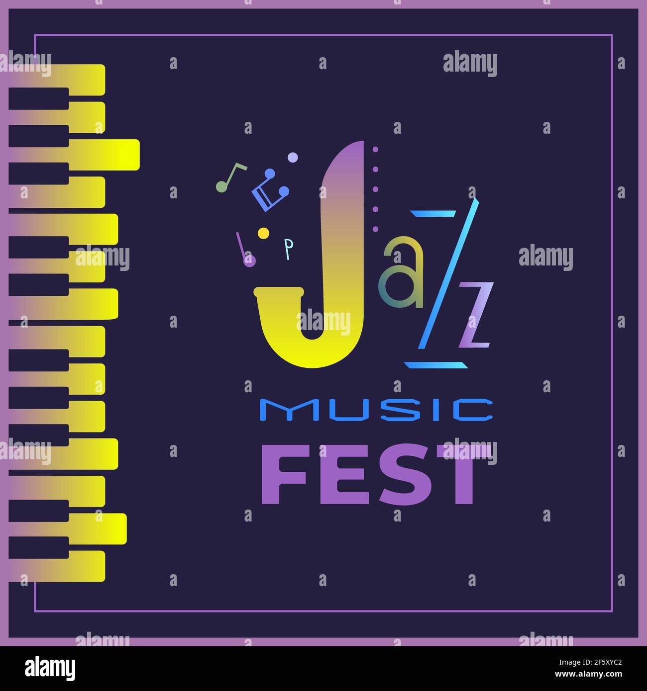Jazz fest Stock Vector Images - Alamy