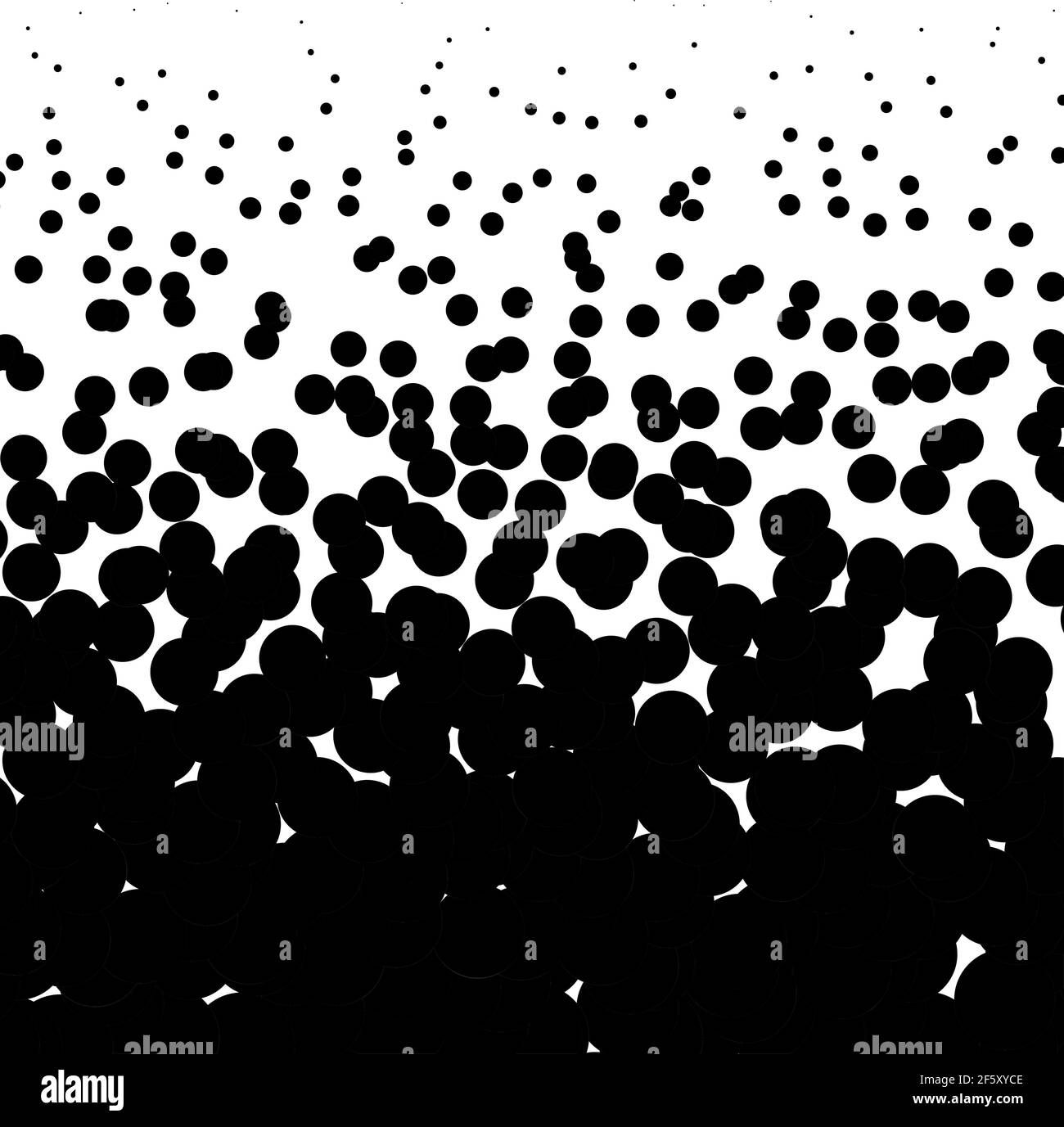 Random dots, circles halftone pattern. Pointillist, pointillism random ...