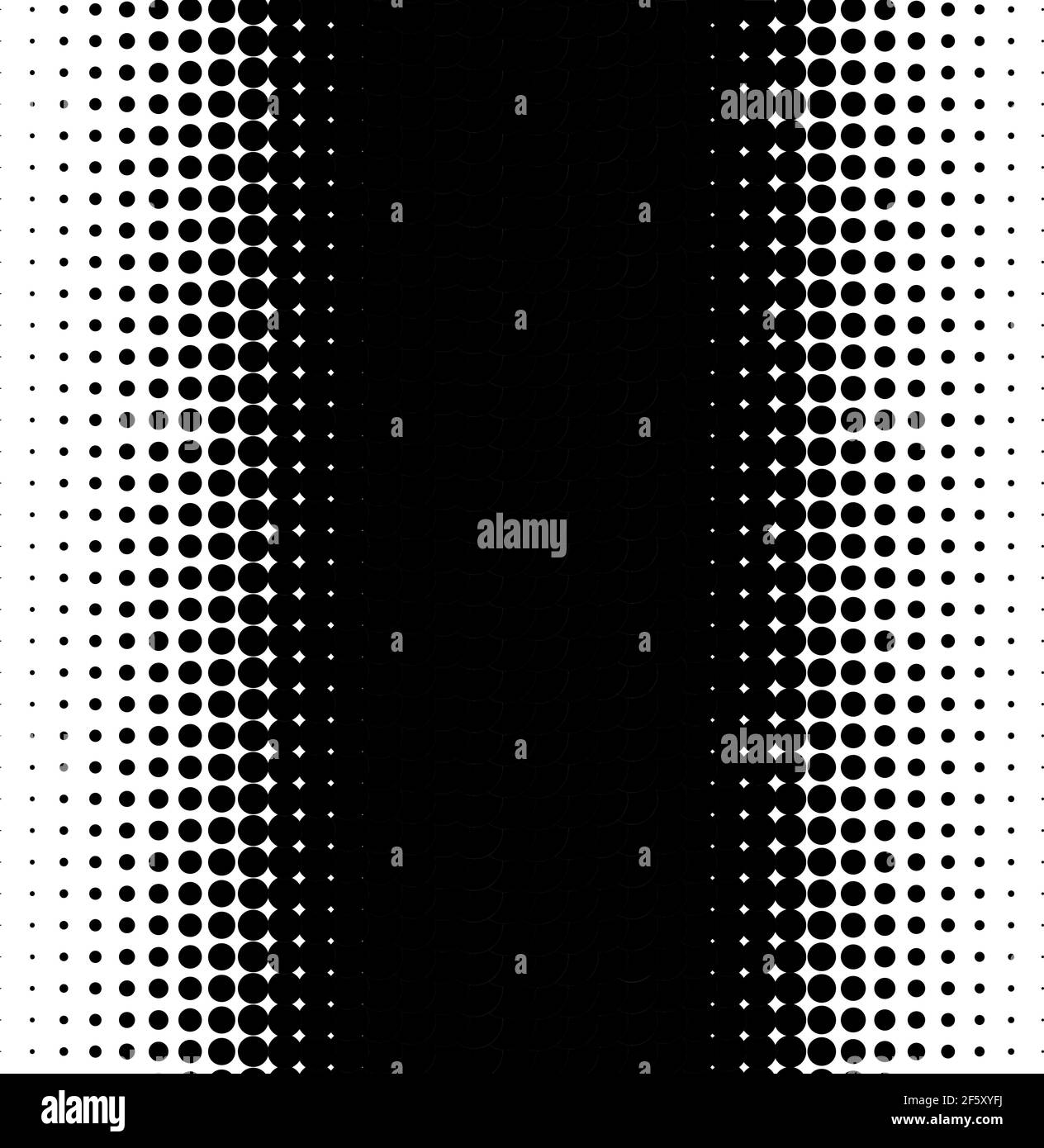 Linear halftone, screentone dots, circles, pattern — Stock vector ...