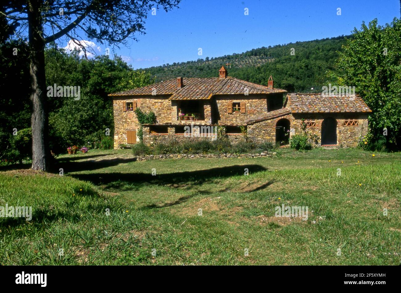 Classic Casa Colonica farmhouse in the Tuscan hills of the Valdarno ...