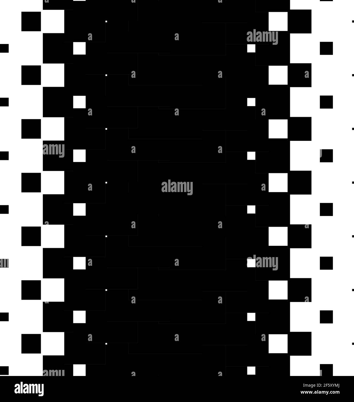 Linear square halftone, screentone element. Squares geometric pattern ...