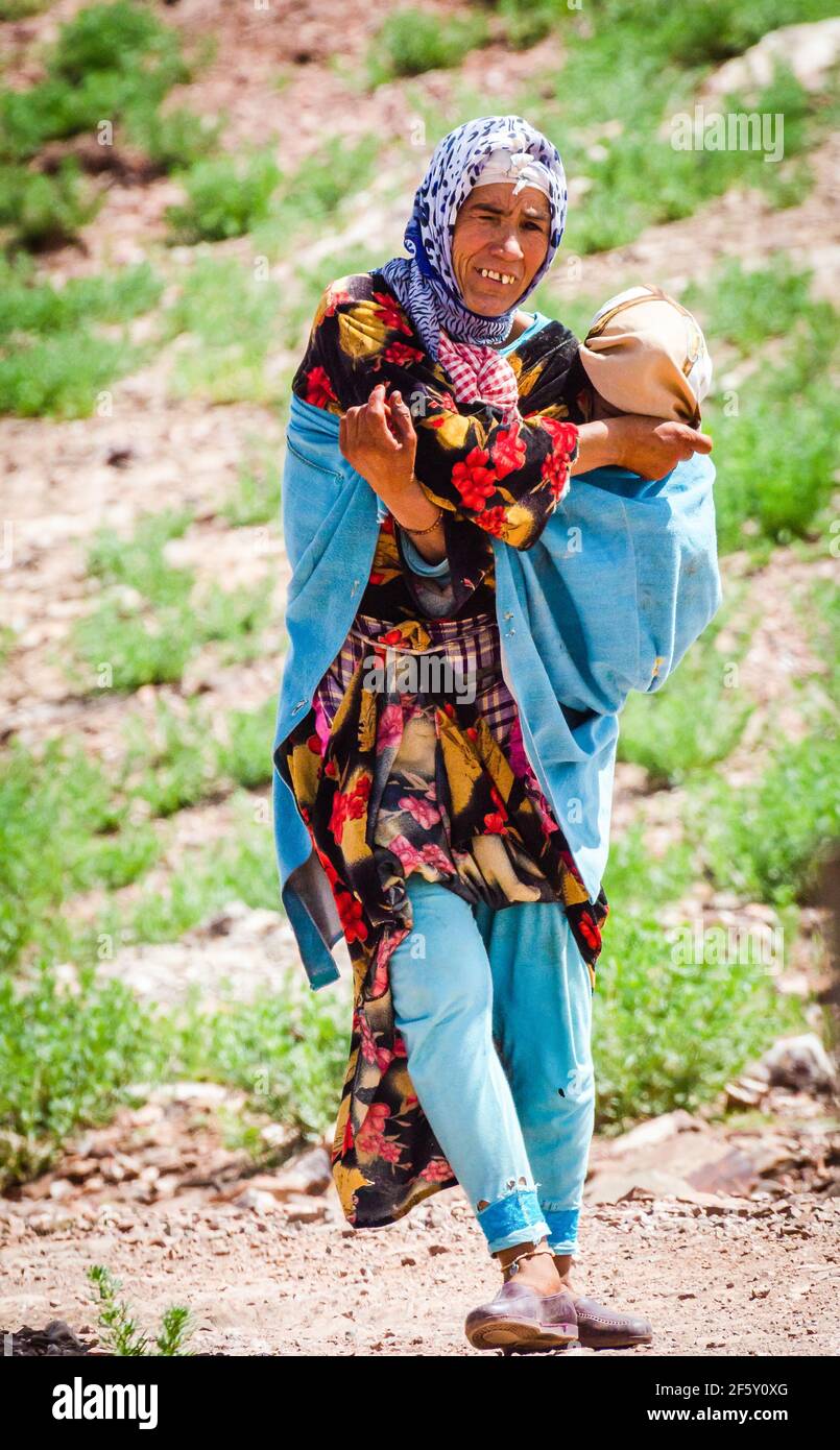 Nomadic girl wearing traditional clothes hi-res stock photography and ...