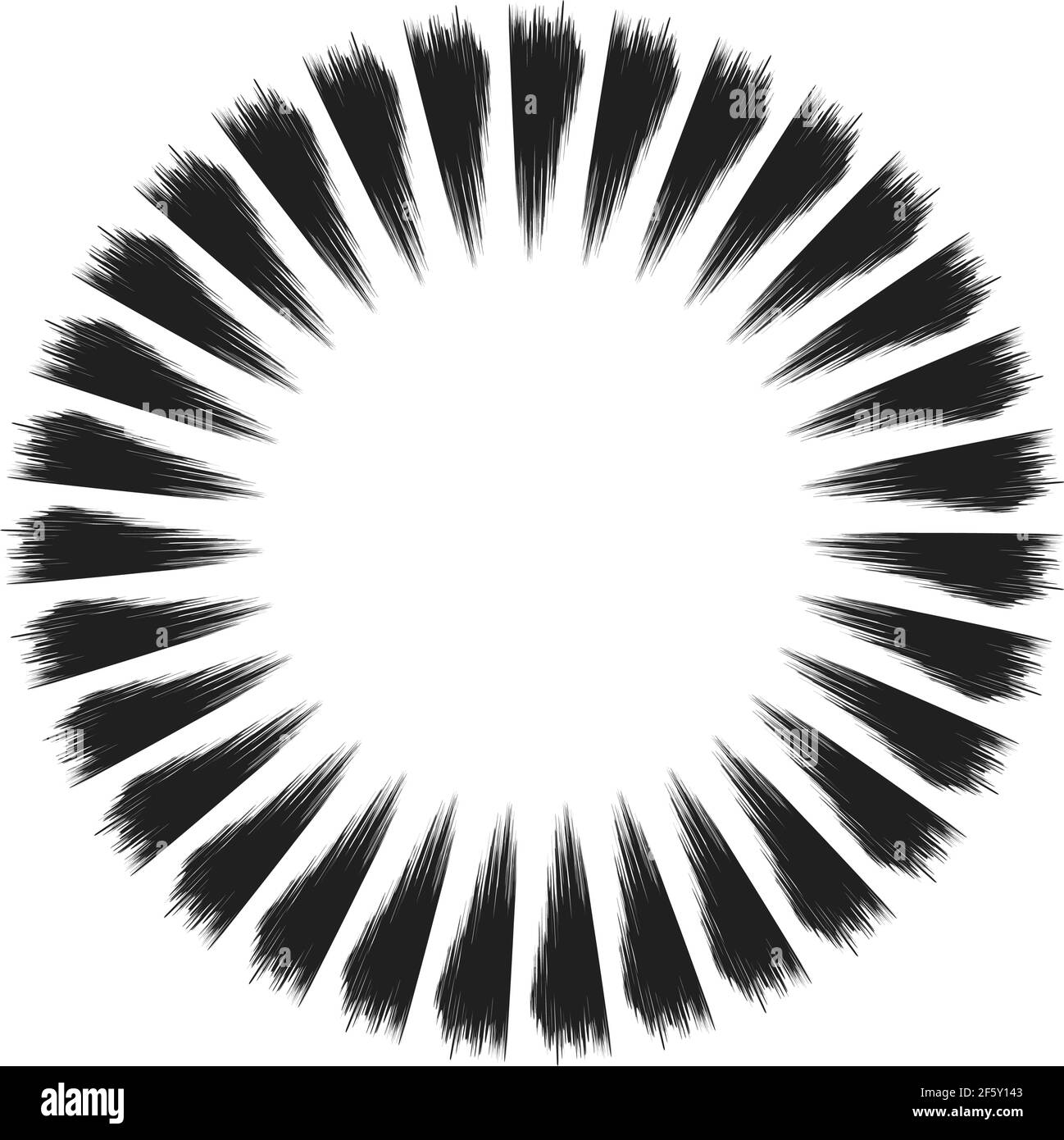 Radial grungy, textured beams, rays, lines abstract vector illustration ...