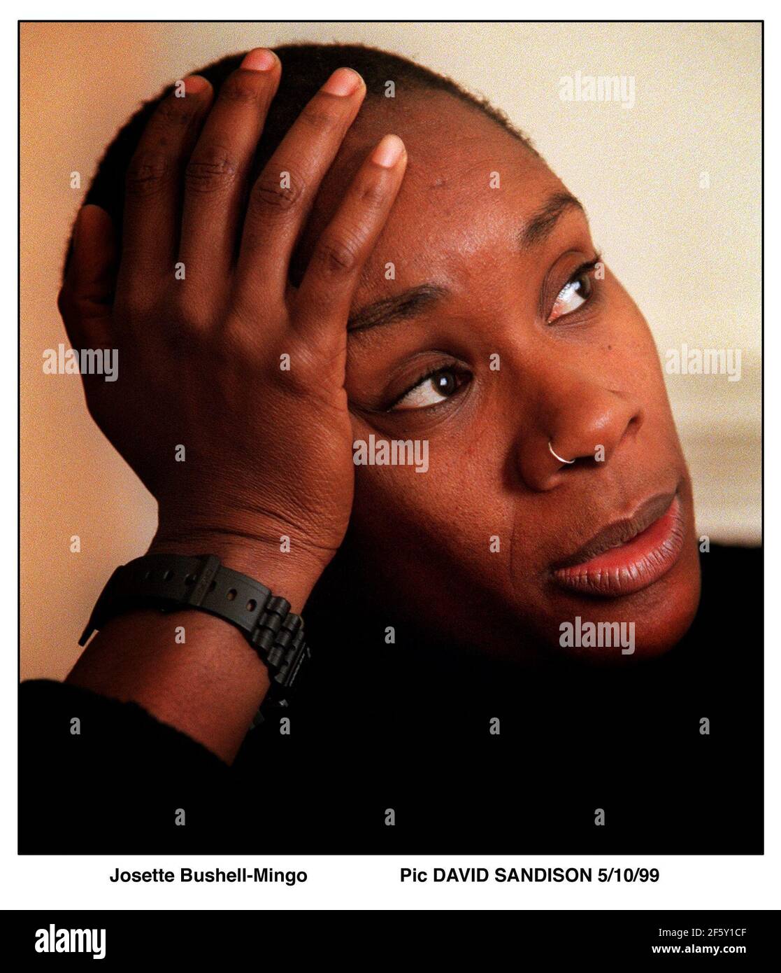 Josette Bushell-Mingo in the Musical play Sep 1999 The Lion King Stock ...