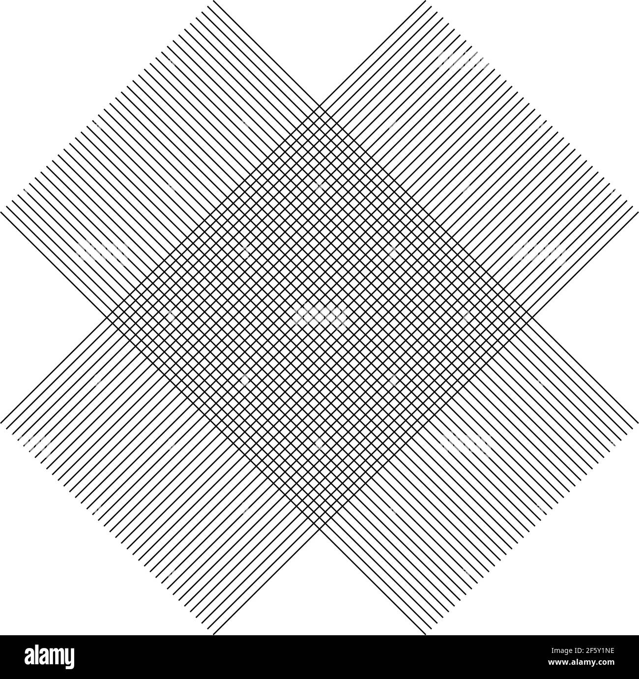 Traverse, traversal lines abstract geometric vector element — Stock ...