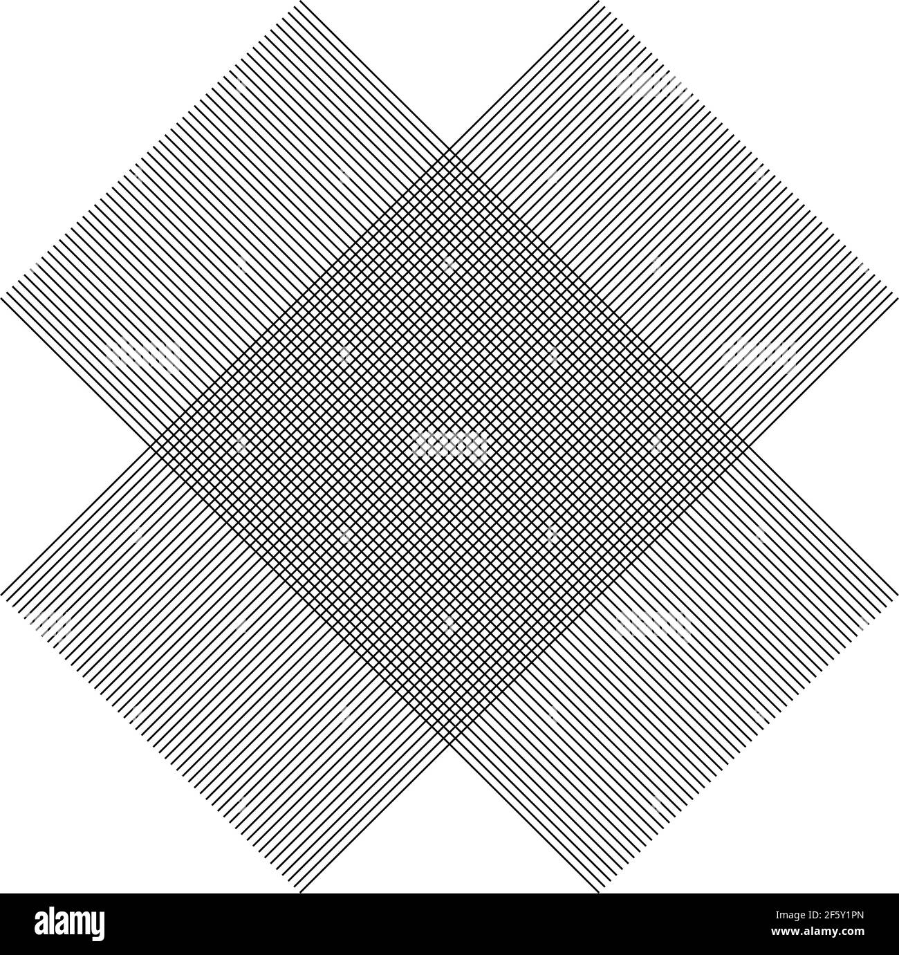 Traverse, traversal lines abstract geometric vector element — Stock ...