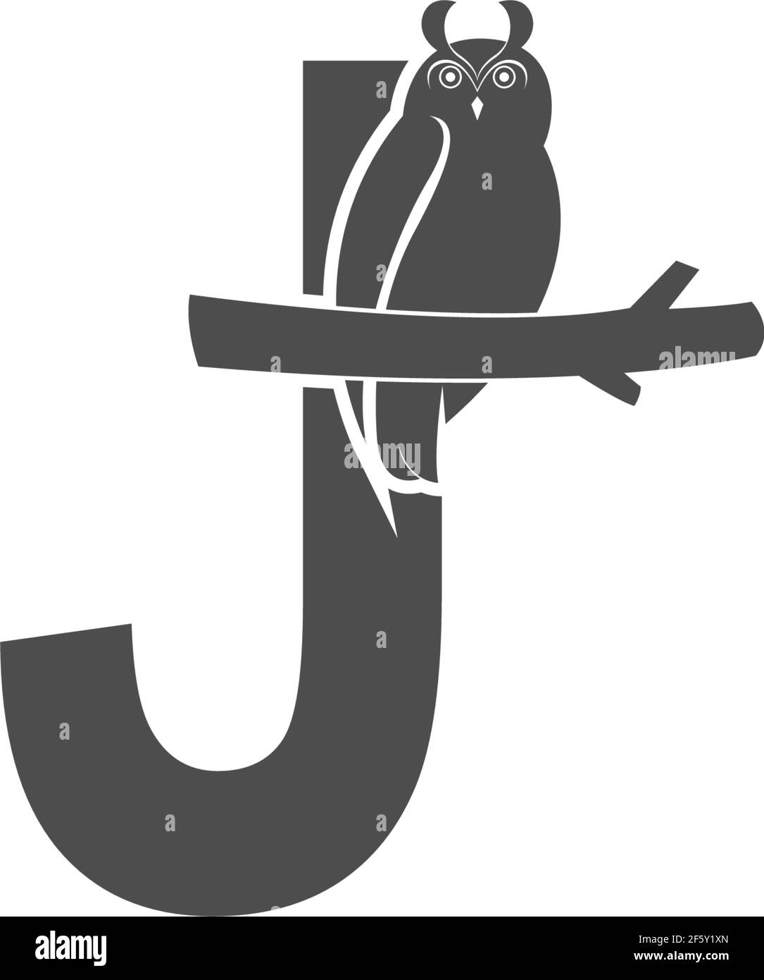 Alphabet letter nature j Black and White Stock Photos & Images - Alamy