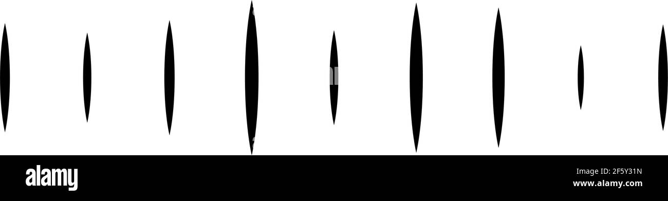 Random line shapes abstract geometric design element — Stock vector ...