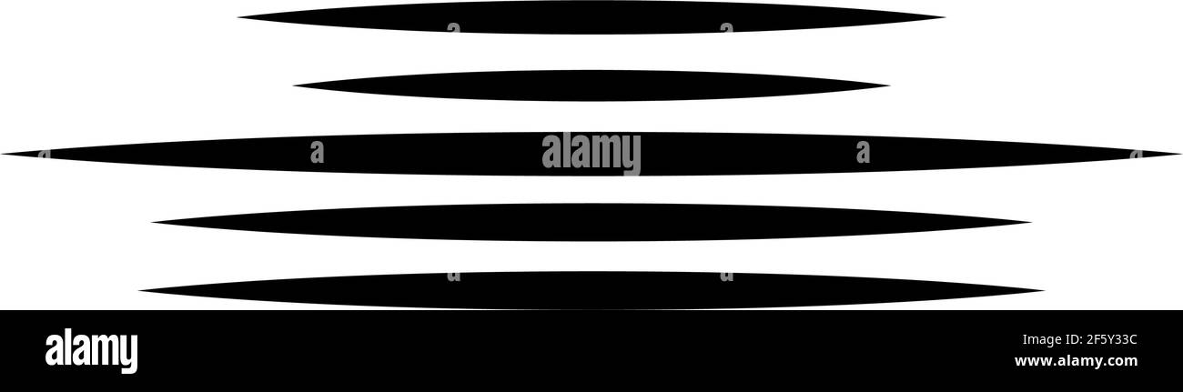 Random line shapes abstract geometric design element — Stock vector ...