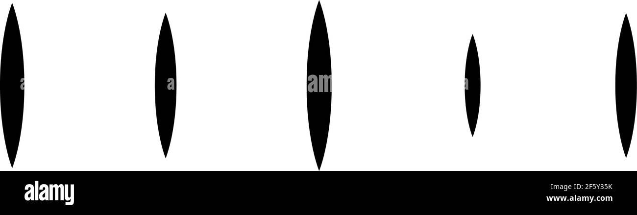 Random line shapes abstract geometric design element — Stock vector ...