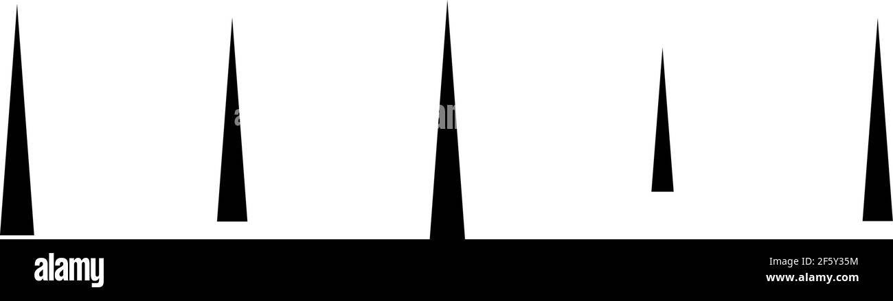 Random line shapes abstract geometric design element — Stock vector ...