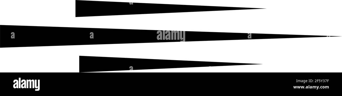 Random line shapes abstract geometric design element — Stock vector ...