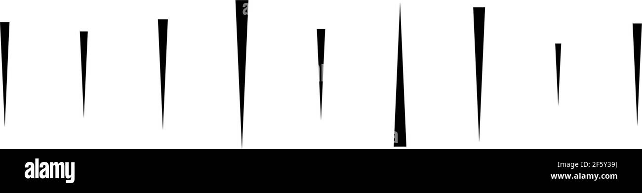 Random line shapes abstract geometric design element — Stock vector ...