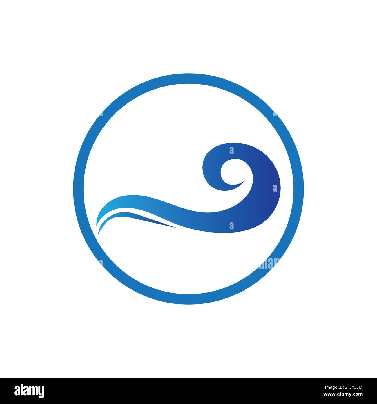 Ocean Wave water Logo vector illustration design Template Stock Vector ...