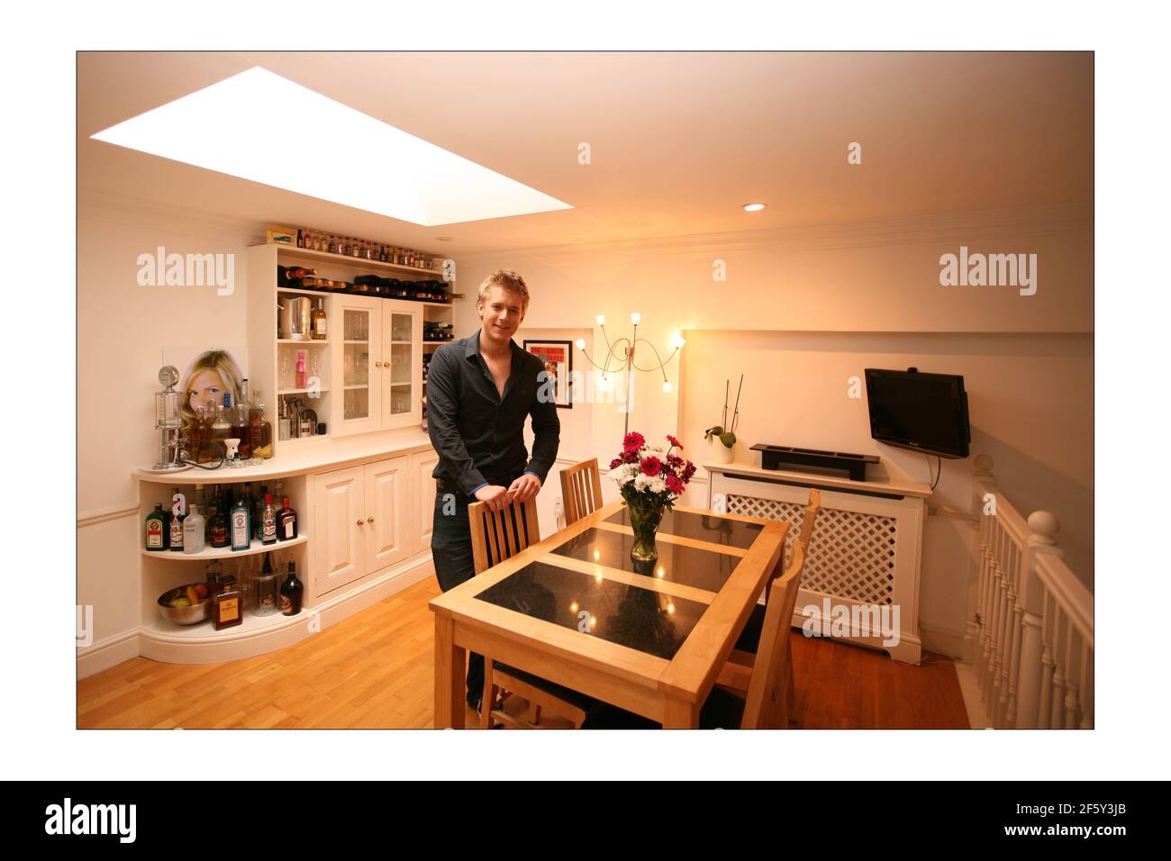 Singer Jonathan Ansell at home in west Londonphotograph by David ...