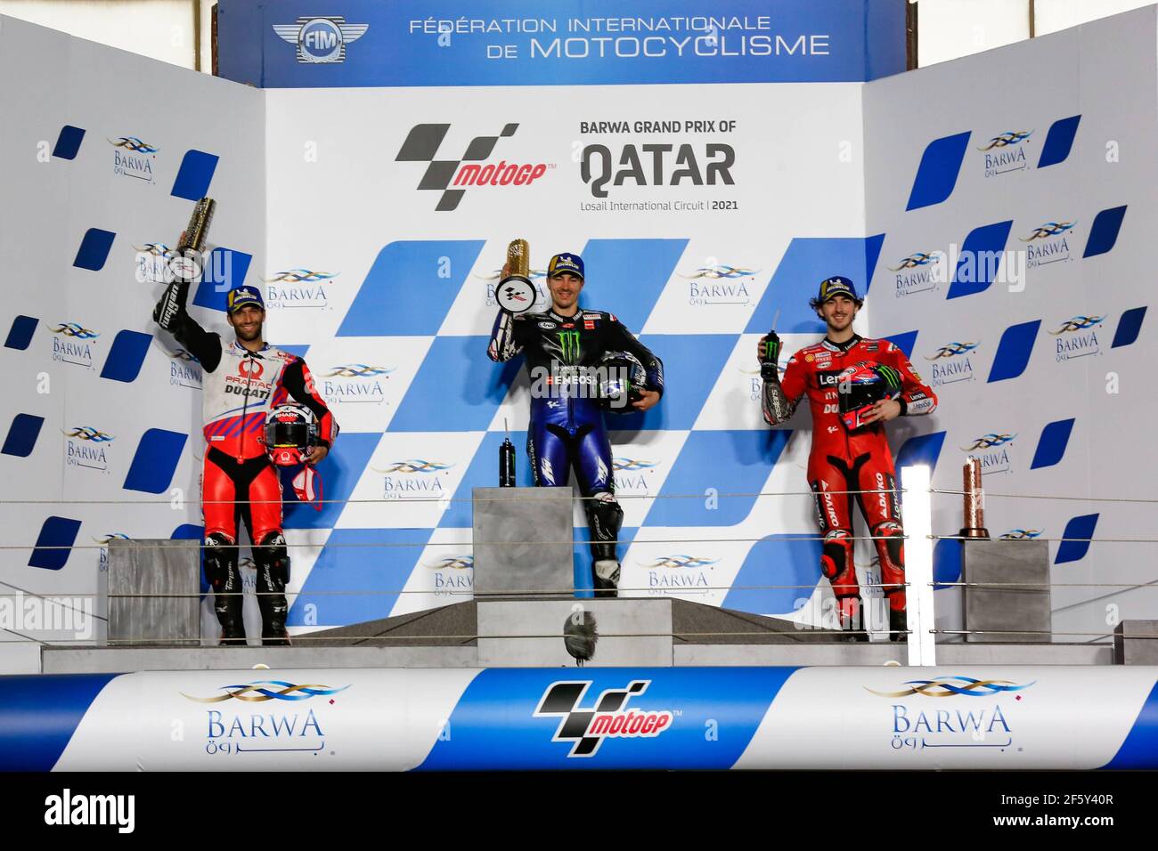 Doha, Qatar. 28th Mar, 2021. Races for MotoGP Barwa Grand Prix of Qatar ...