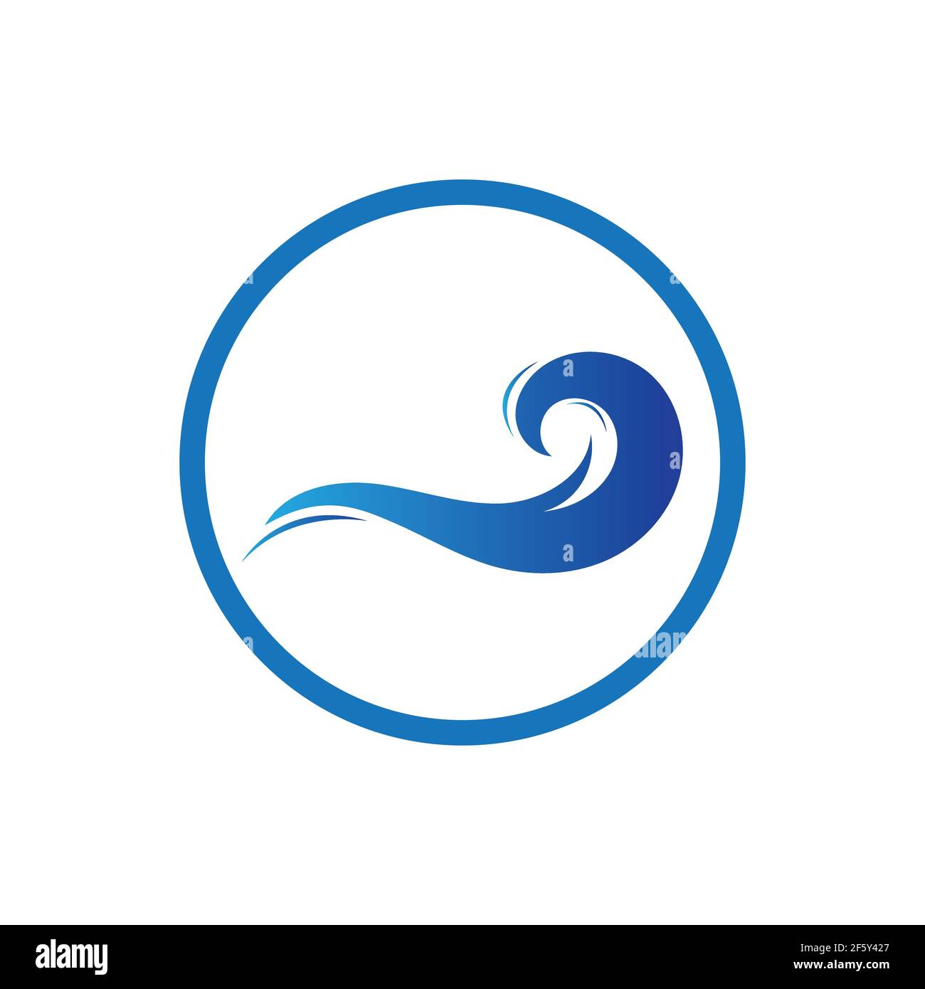 Ocean Wave water Logo vector illustration design Template Stock Vector ...