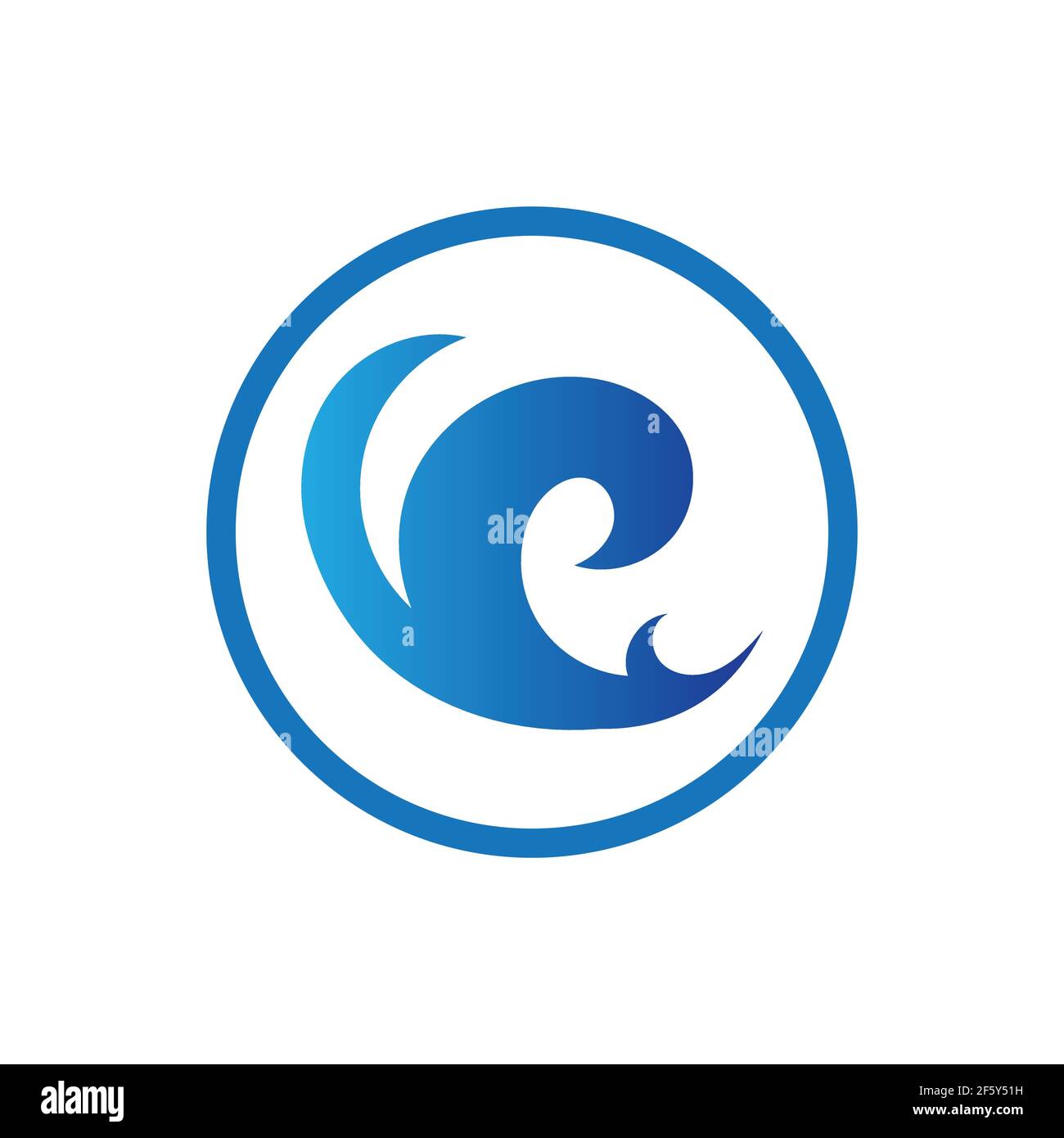 Ocean Wave water Logo vector illustration design Template Stock Vector ...