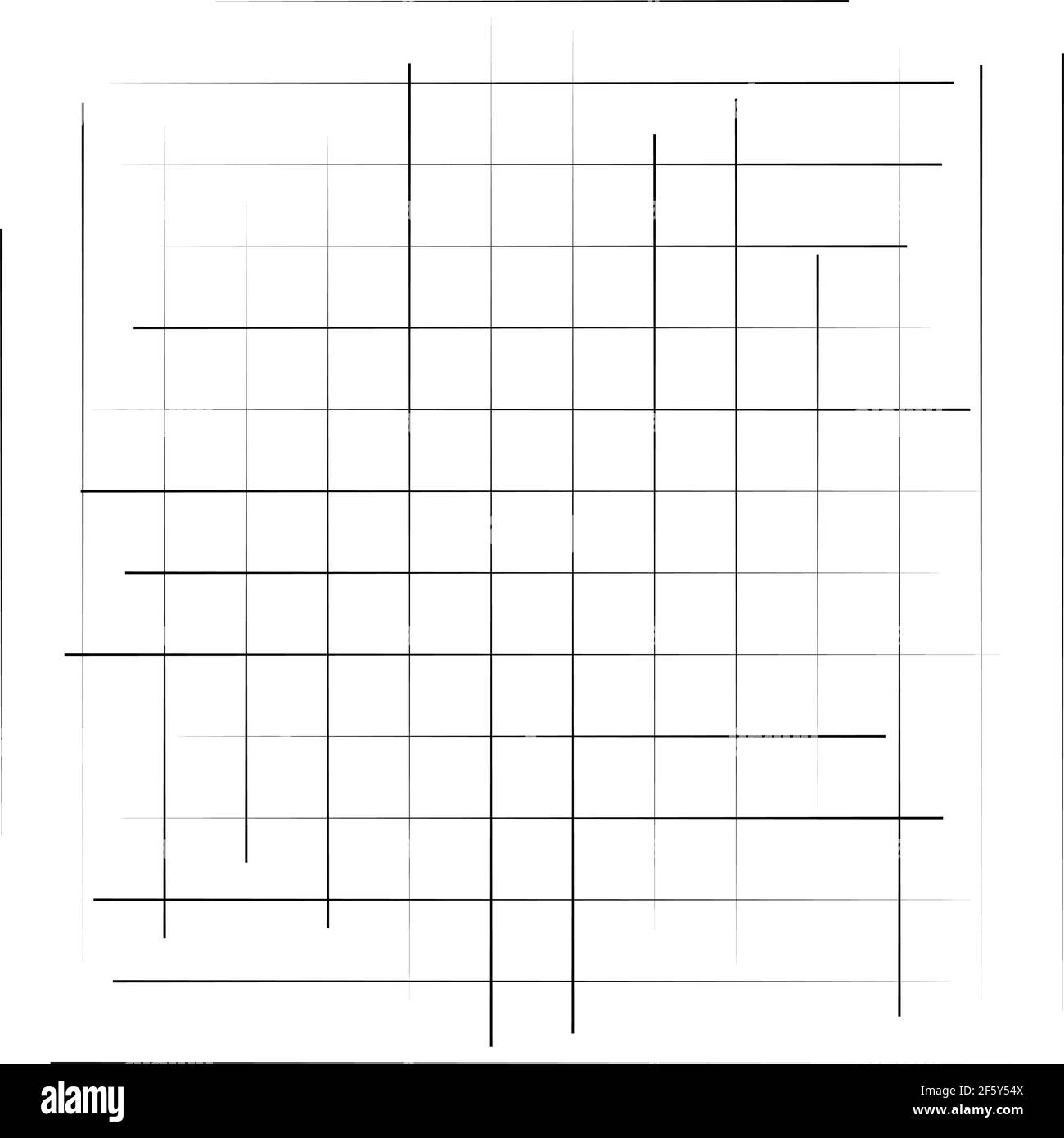 Random lines grid, mesh. Matrix, grille, grating abstract lines element ...