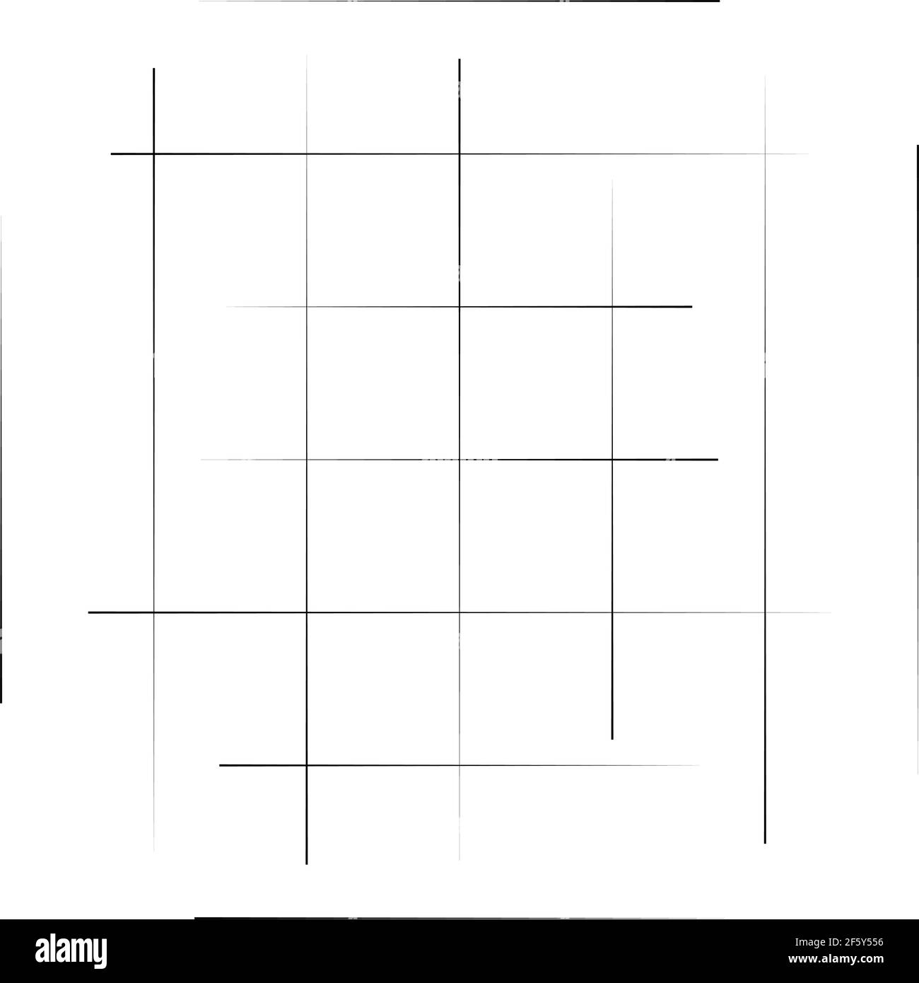 Random lines grid, mesh. Matrix, grille, grating abstract lines element ...