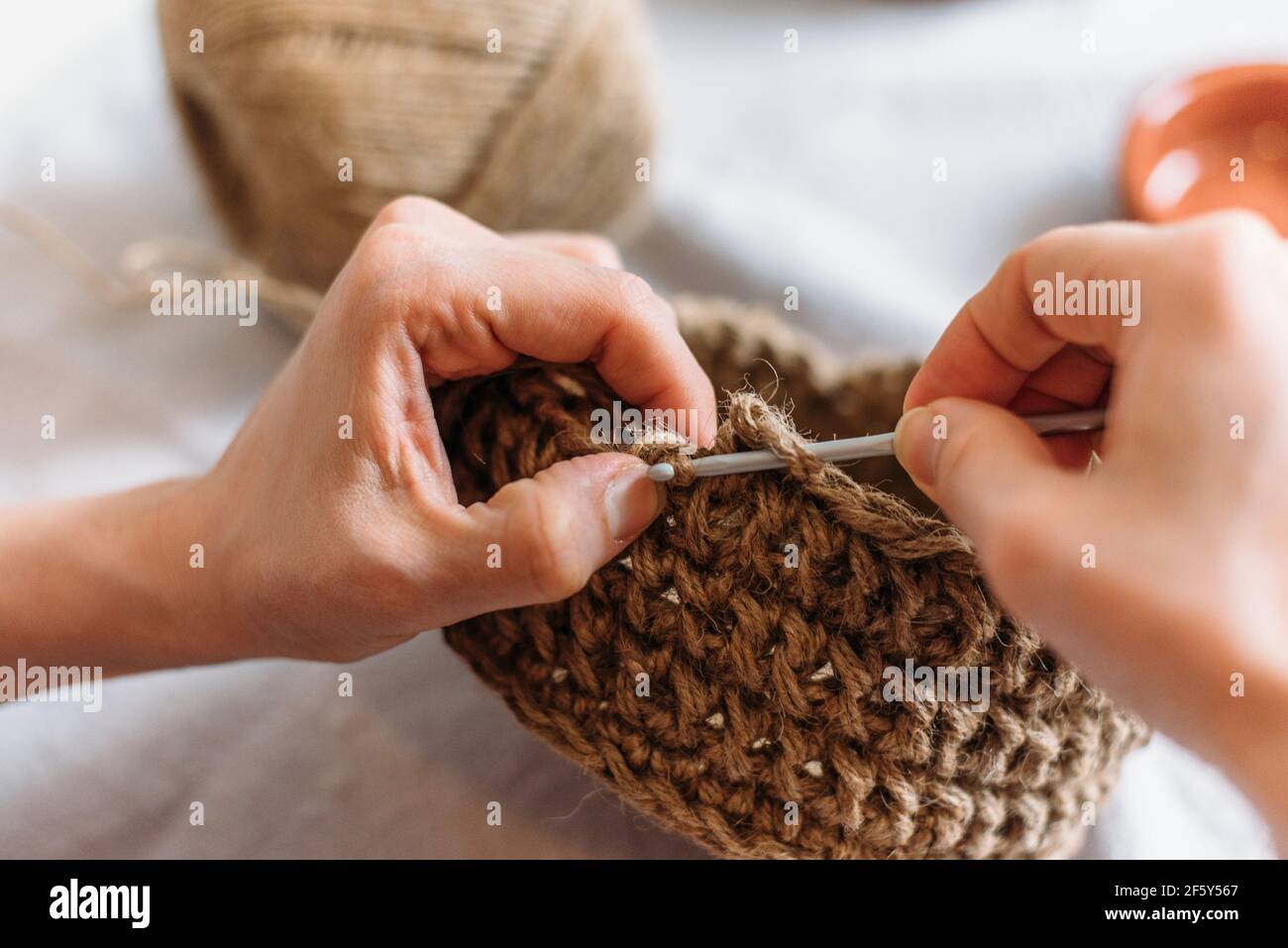 Knitting Hands