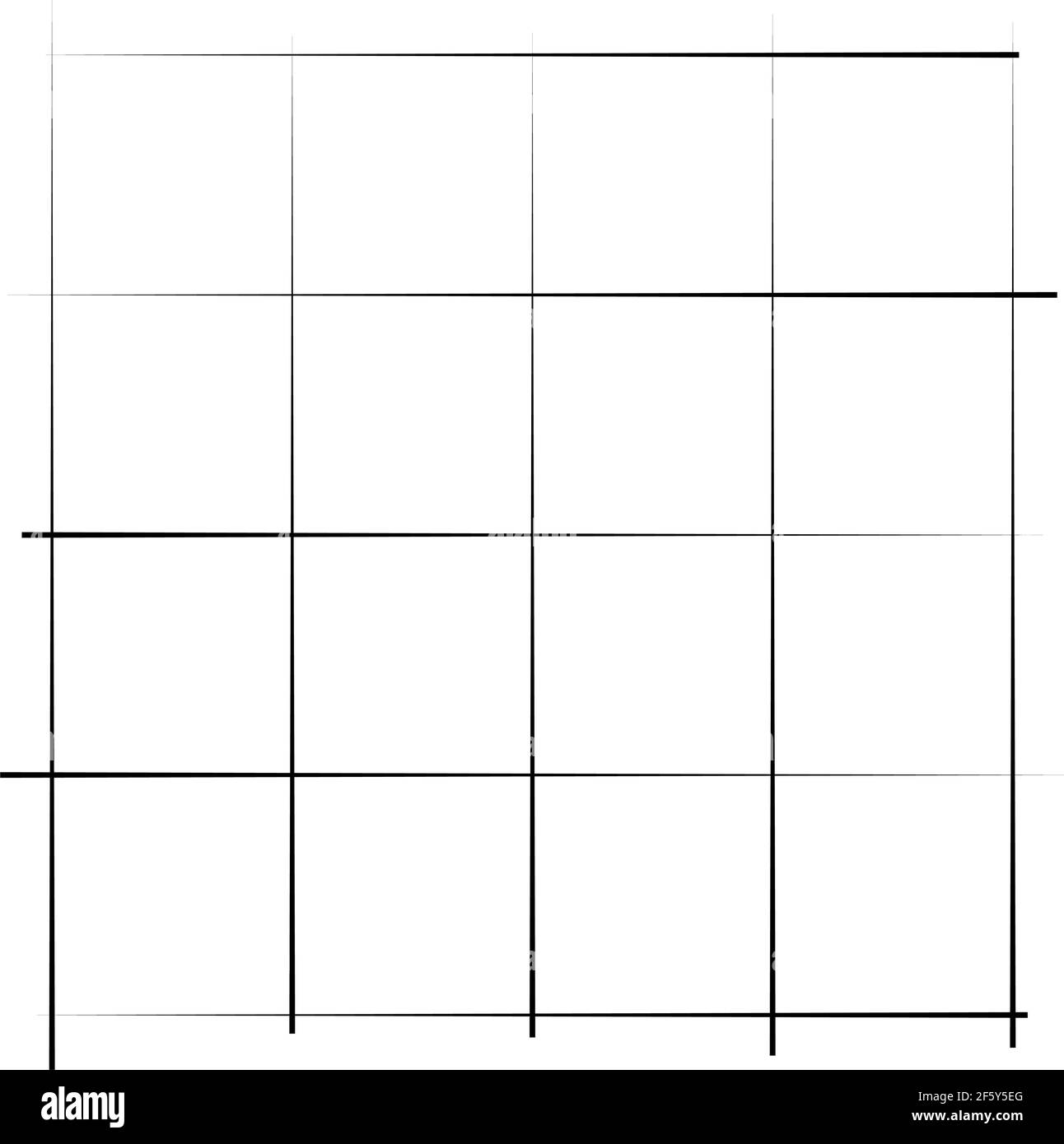 Random lines grid, mesh. Matrix, grille, grating abstract lines element ...