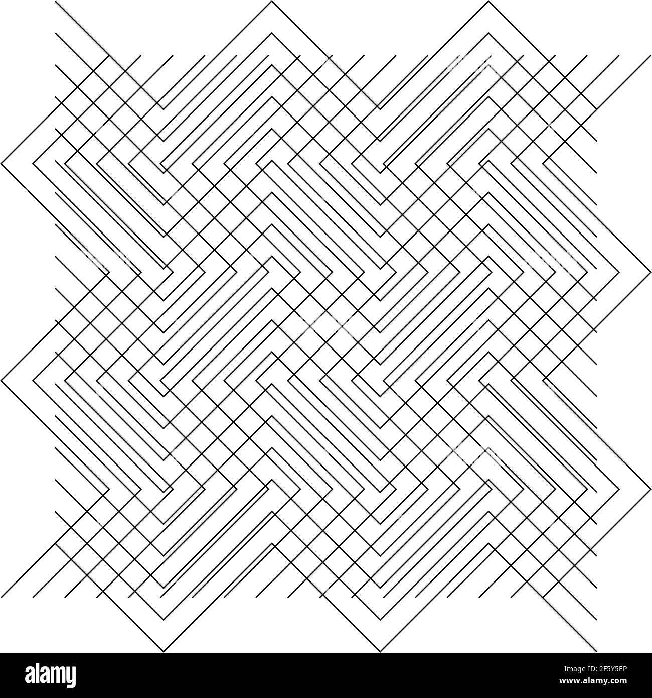 Random lines grid, mesh. Matrix, grille, grating abstract lines element ...