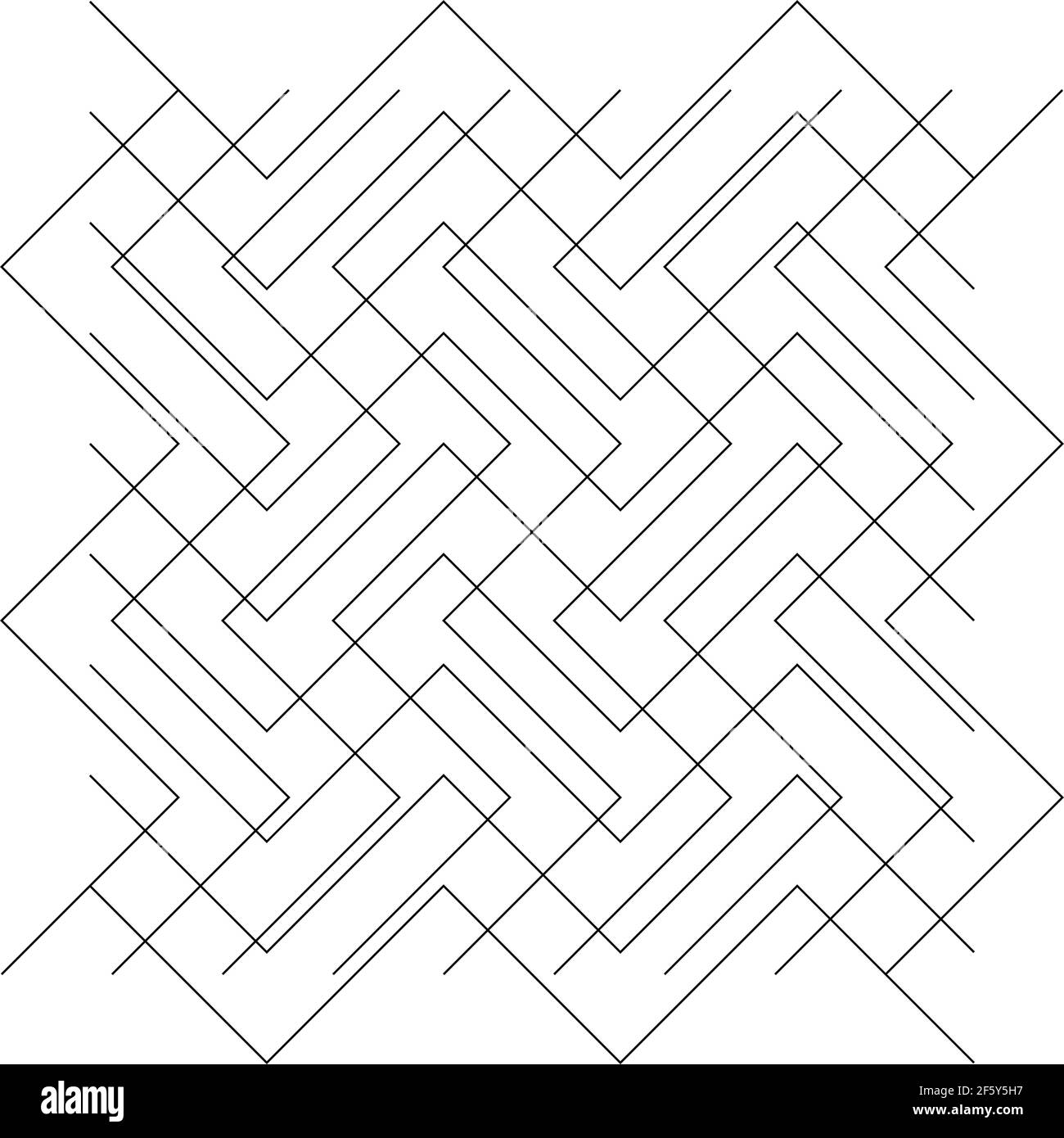 Random lines grid, mesh. Matrix, grille, grating abstract lines element ...