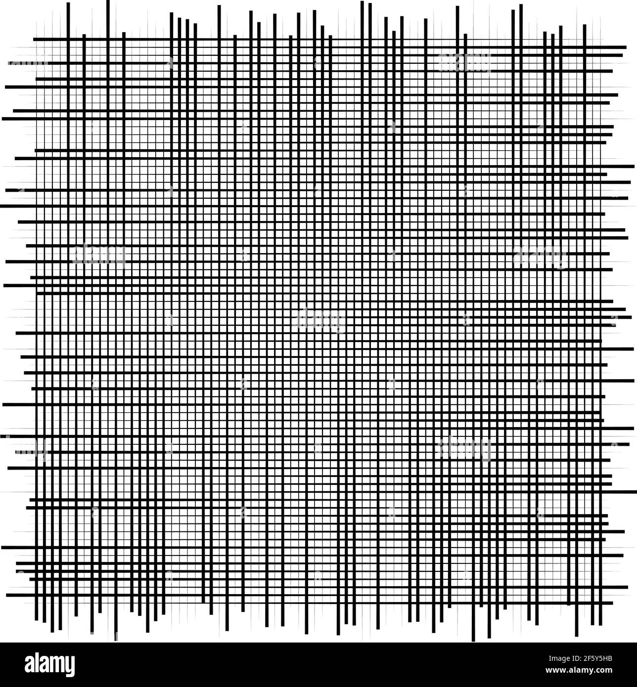 Random lines grid, mesh. Matrix, grille, grating abstract lines element ...
