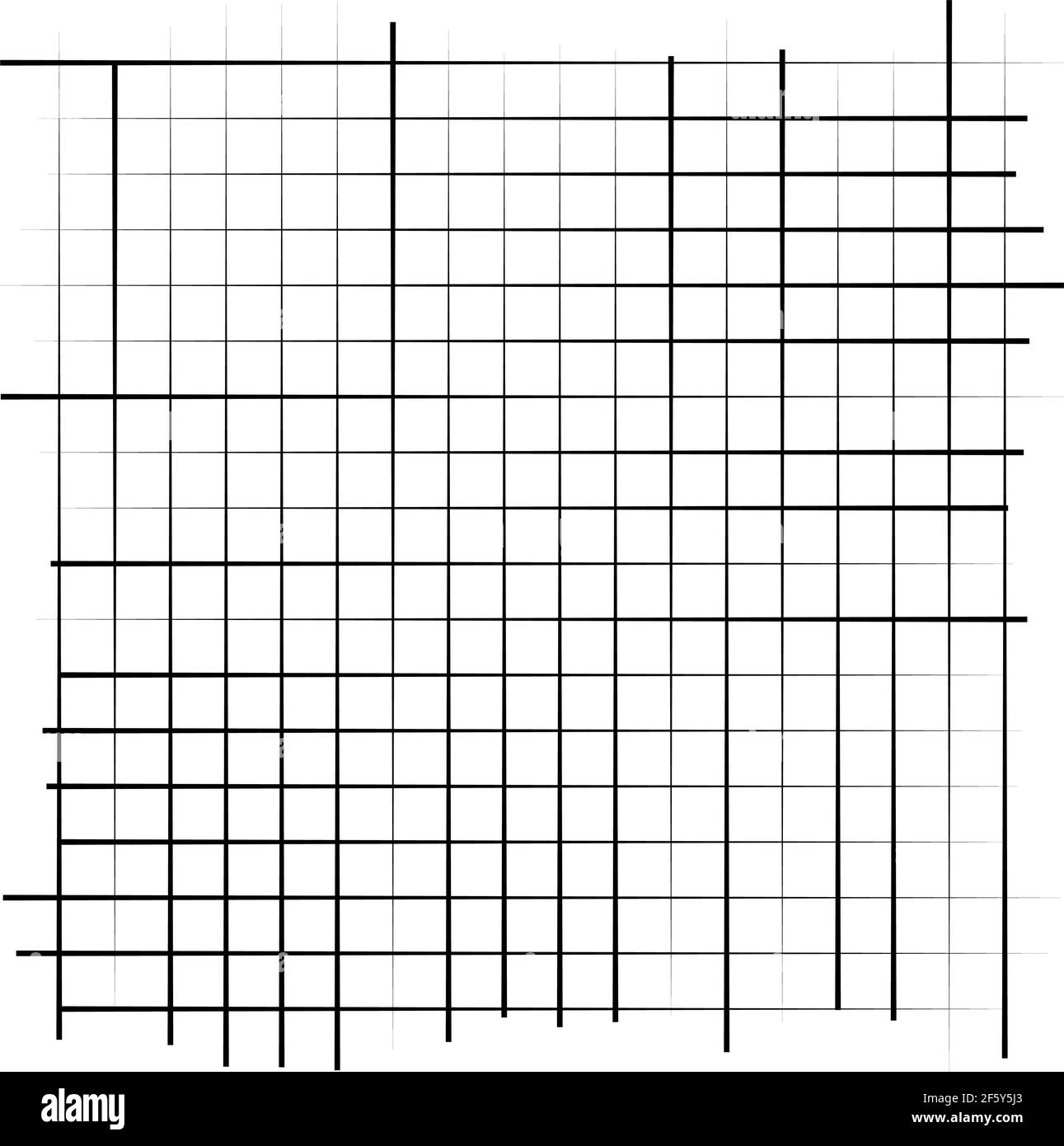 Random lines grid, mesh. Matrix, grille, grating abstract lines element ...