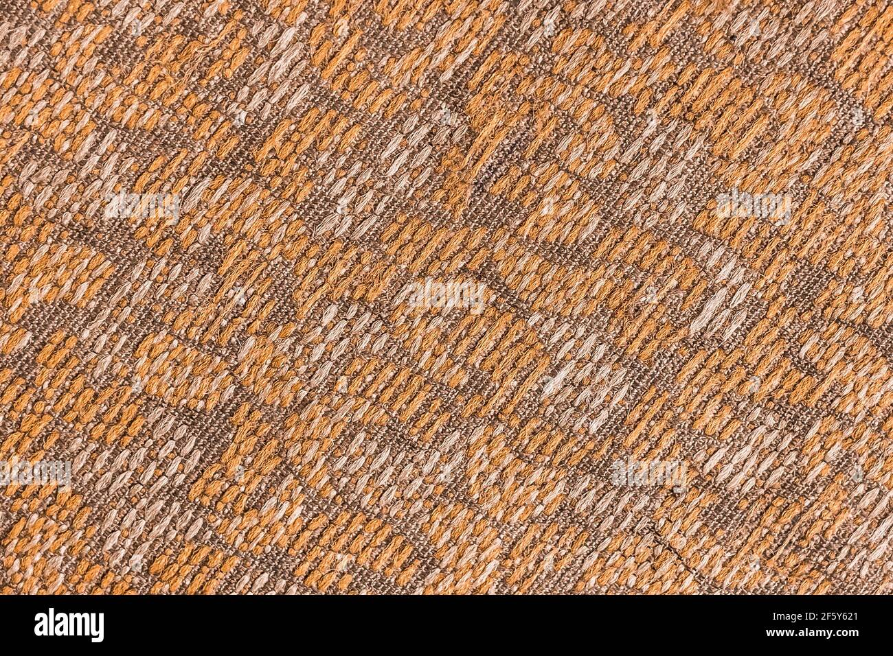 Texture of decorative fabric upholstery of a chair close-up with ...