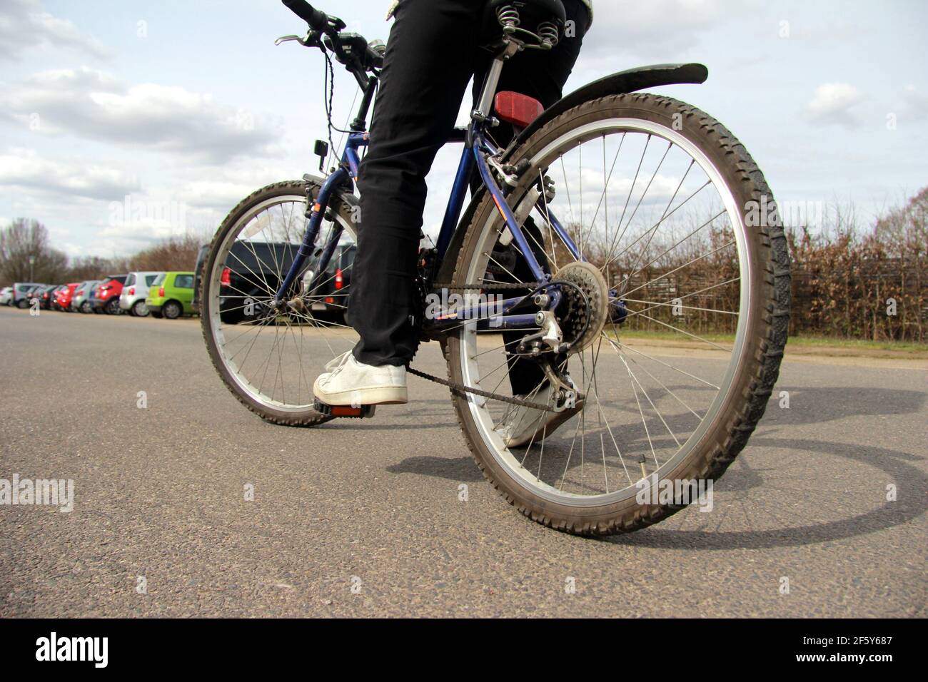 Riding with bicycle hi-res stock photography and images - Alamy