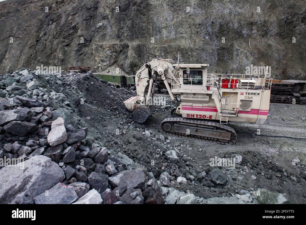 Terex excavator hi-res stock photography and images - Alamy