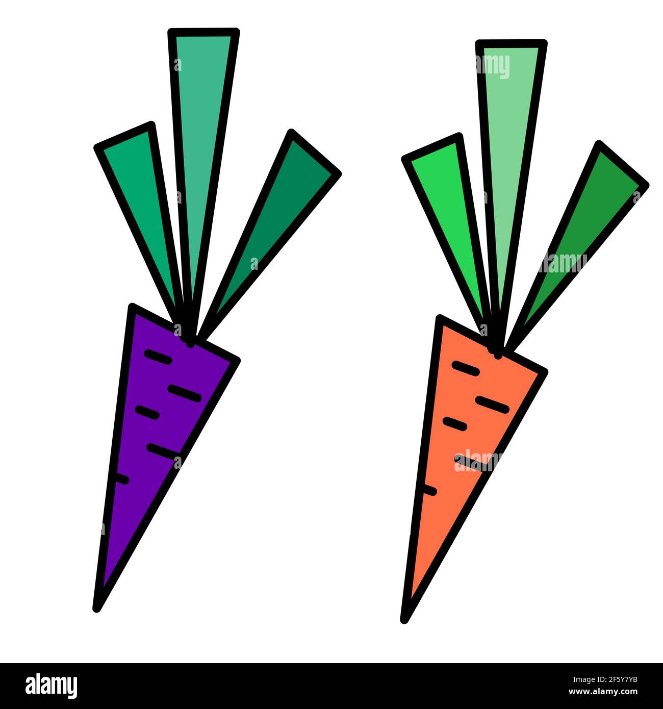 Healthy food. Vegetable sticker set. Abstract cartoon element ...
