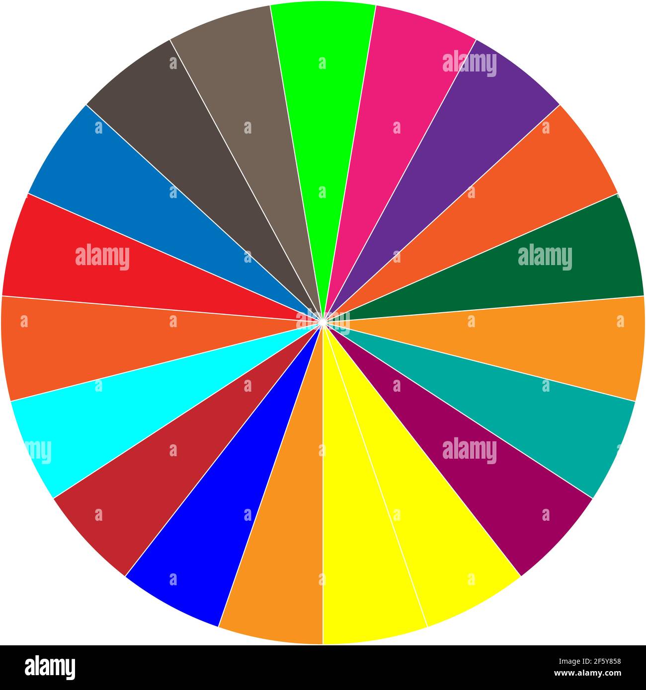 Segmented circle pie graph, pie chart infographics, presentation ...