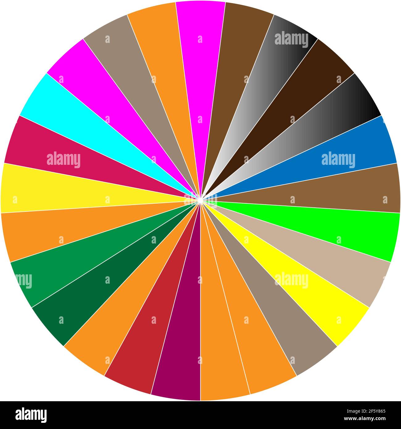 Segmented circle pie graph, pie chart infographics, presentation ...