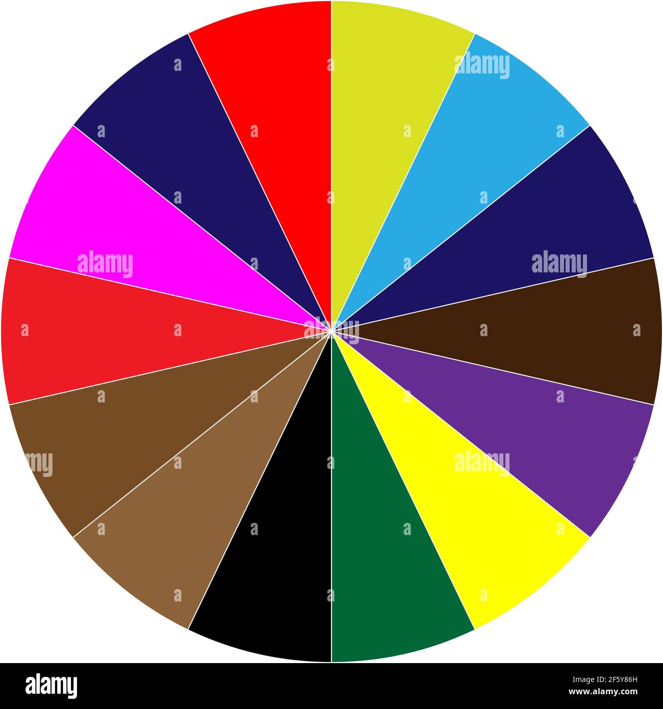 Segmented circle pie graph, pie chart infographics, presentation ...