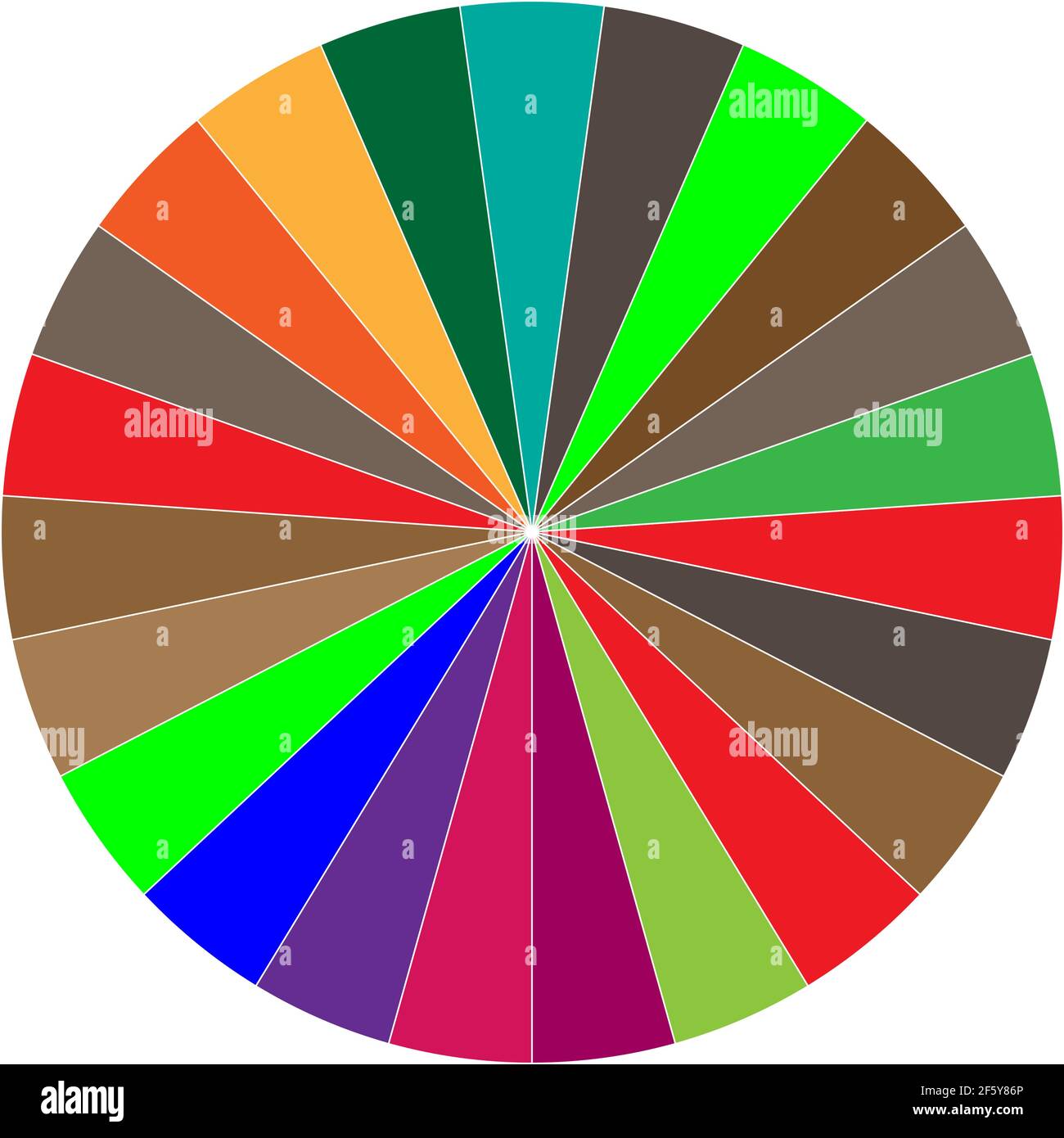 Segmented circle pie graph, pie chart infographics, presentation ...