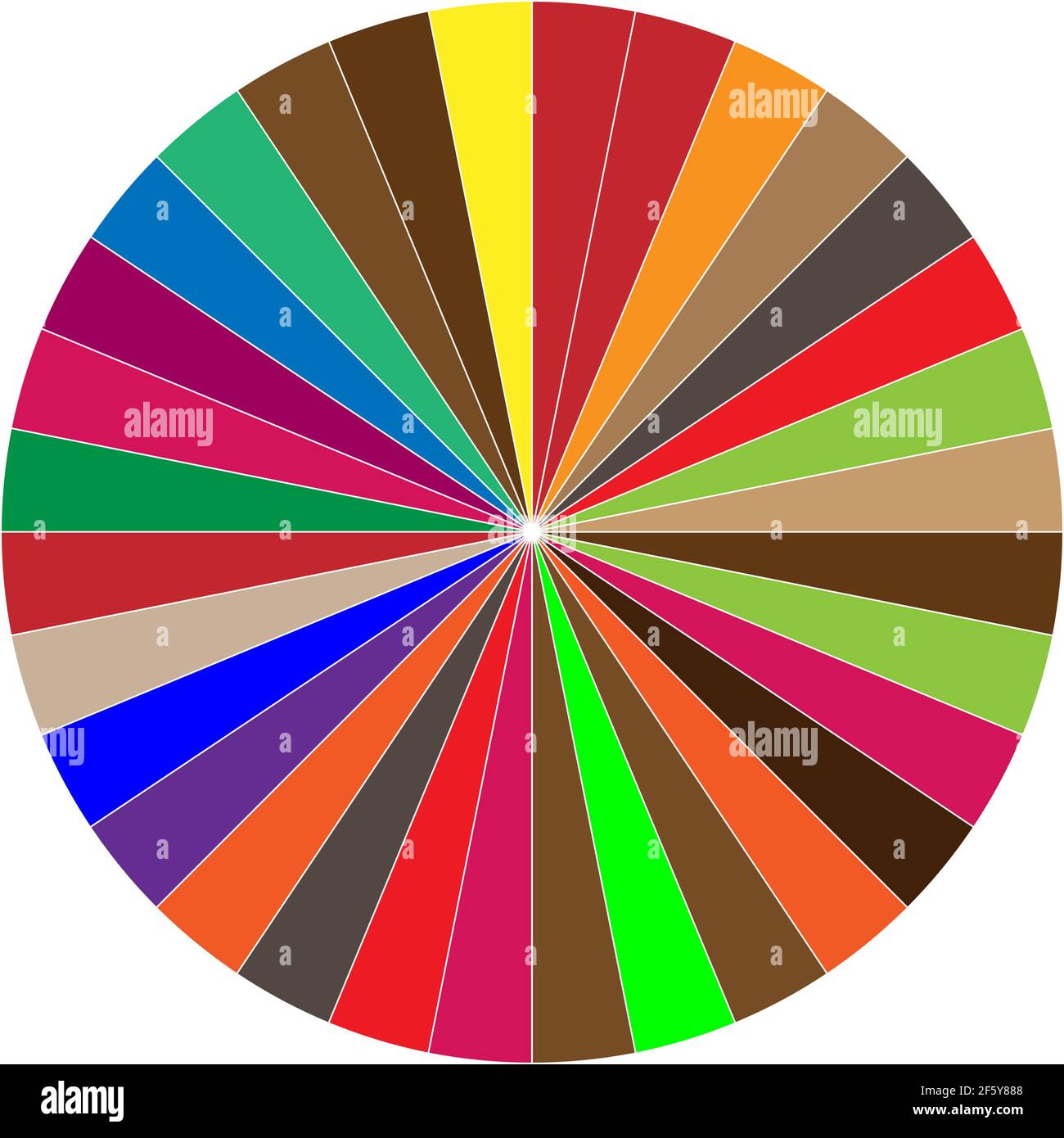Segmented circle pie graph, pie chart infographics, presentation ...