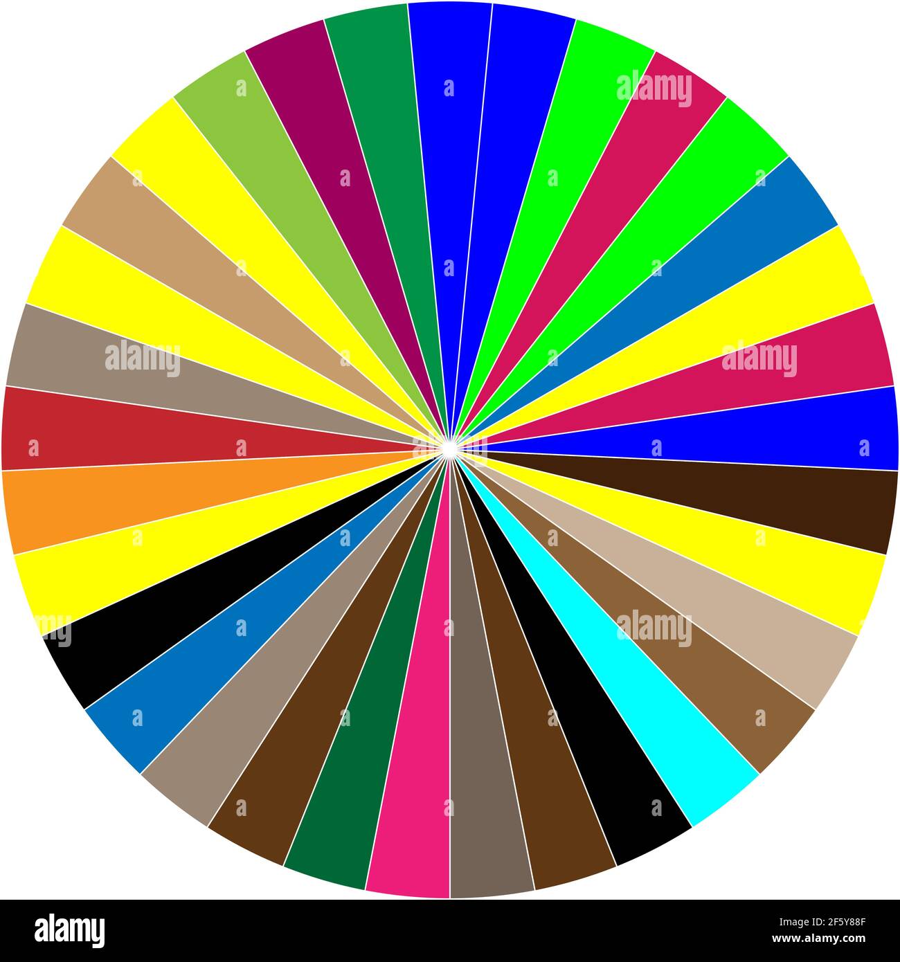 Segmented circle pie graph, pie chart infographics, presentation template design element from 1 ...
