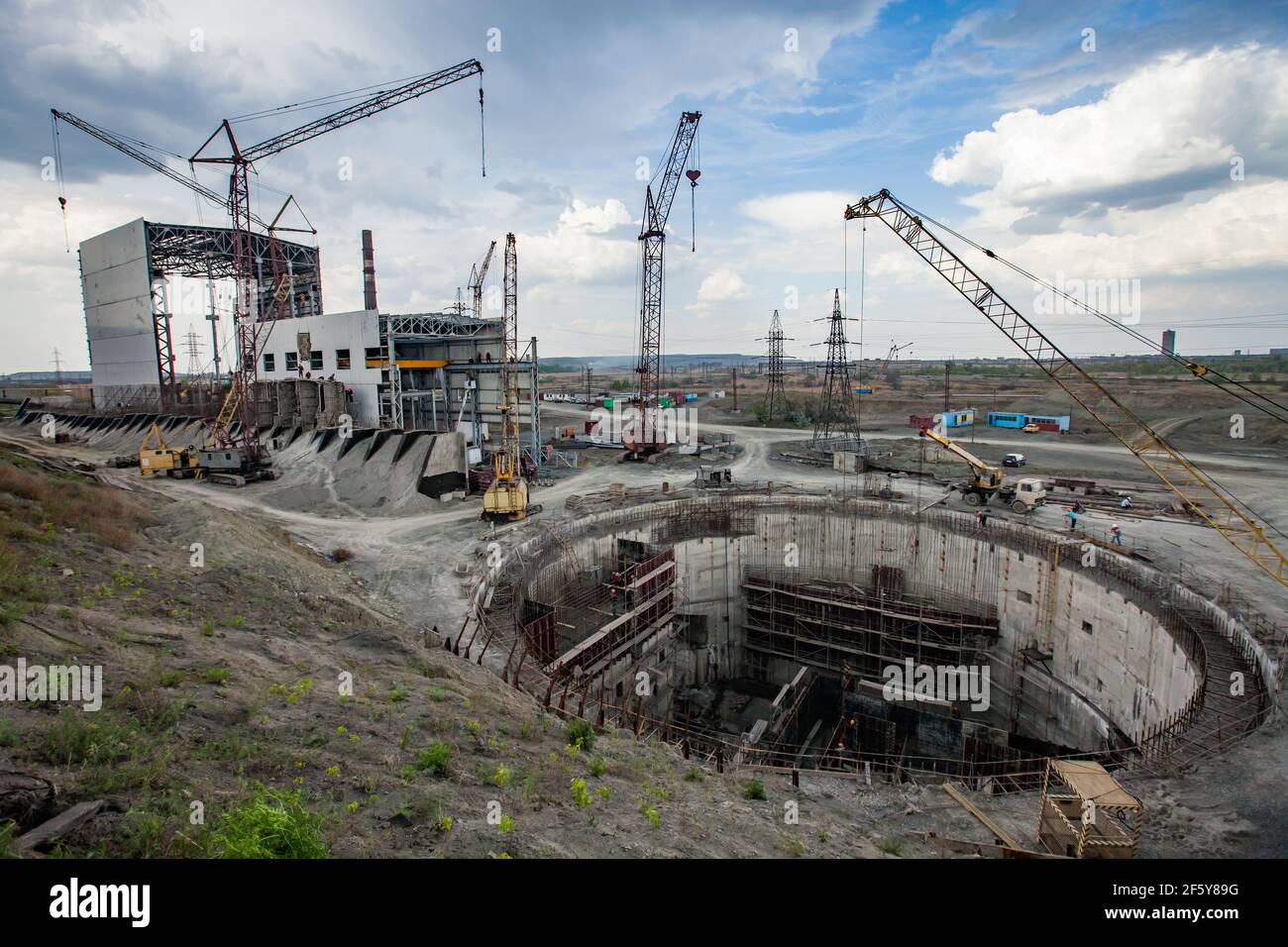 Rudny, Kostanay region, Kazakhstan-May 28 2012: Sokolovo-Sarbay Mining ...