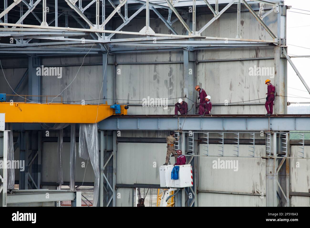 Rudny,Kazakhstan-May 28 2012:Sokolovo-Sarbay Mining and processing ...