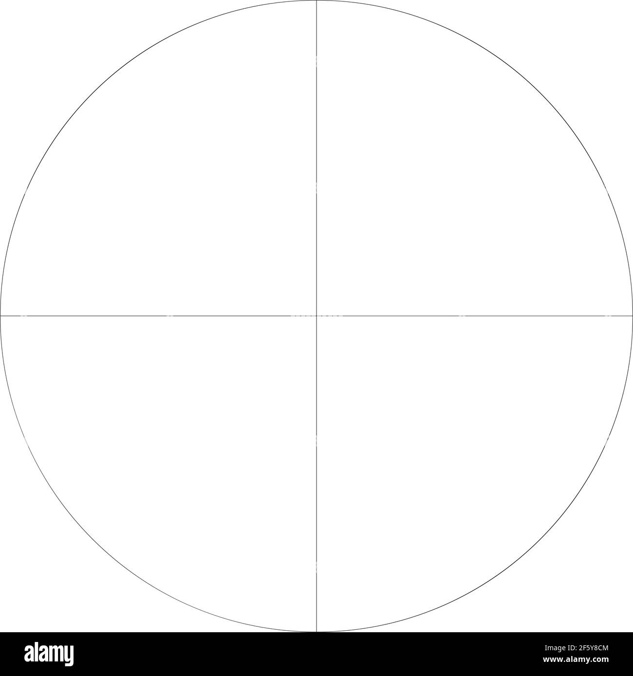 Segmented circle pie graph, pie chart infographics, presentation ...