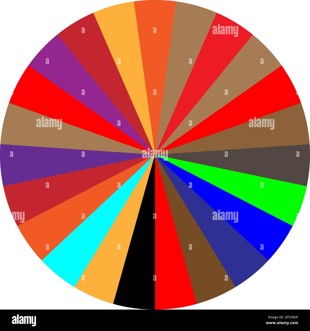 Segmented circle pie graph, pie chart infographics, presentation ...